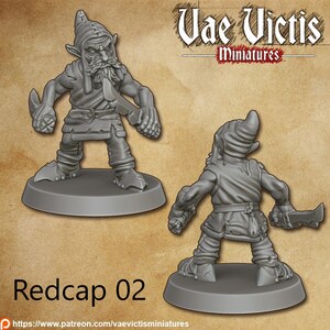 Redcaps Bloodthirsty Fey 28mm 32mm D&D Resin Miniature - Etsy