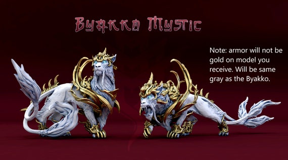 Byakko Mystic Asian Themed Resin Miniature D&D Dungeons and - Etsy