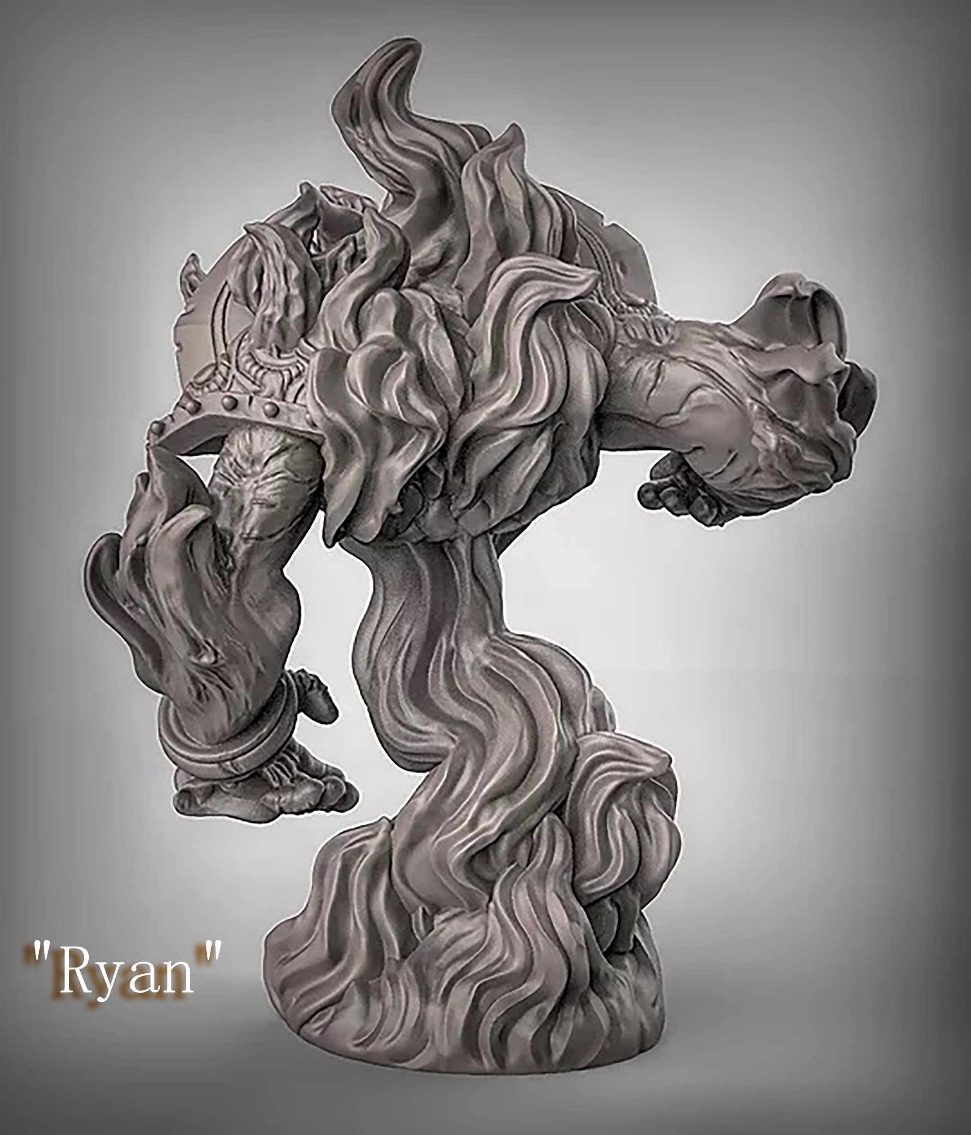 Fire Elemental D&D Miniatures BPA Free Resin Dungeons and - Etsy