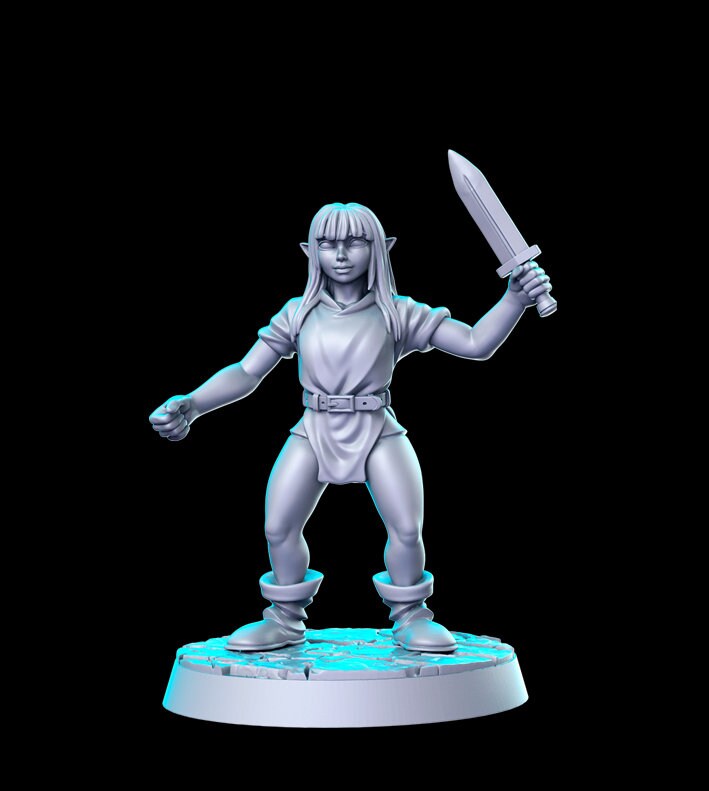 Female Goblins 4 Poses D&D Resin Printed 32mm 28mm - Etsy