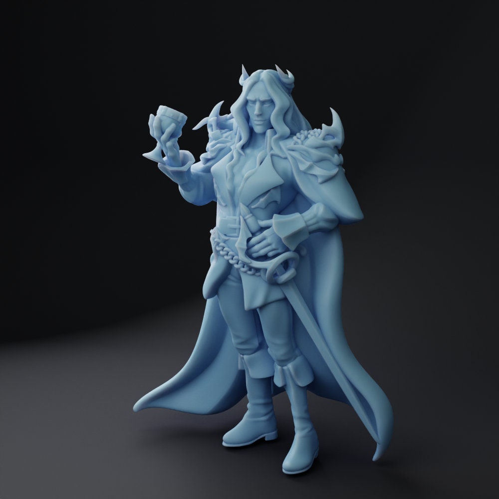 Sexy Strahd Vampire Pinup NSFW Mini D&D Resin 28mm 32mm 54mm - Etsy