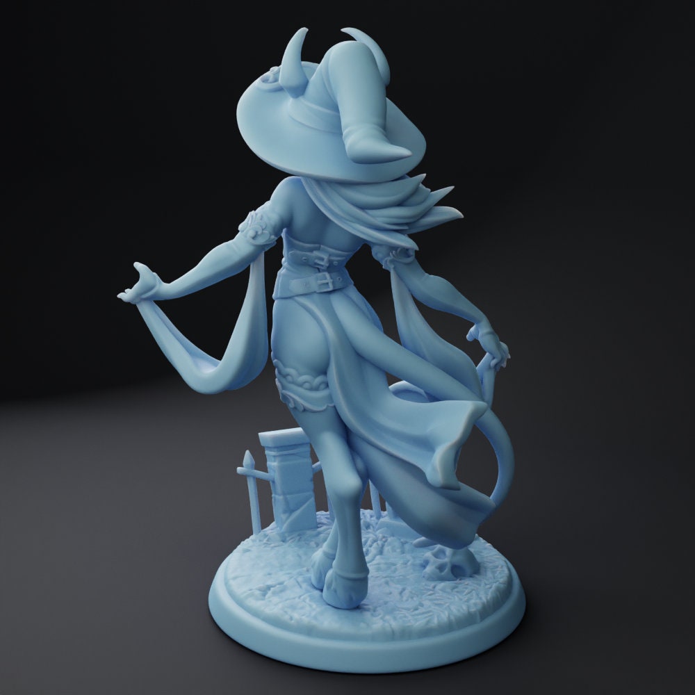 Sexy Draenei Witch Tiefling Pinup Nsfw Dandd Resin 28mm Or 32mm Etsy
