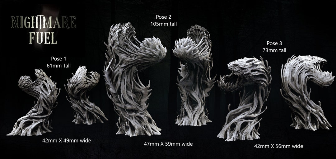 Formless Spawn Toothed Horrors Nightmare Fuel 28mm 32mm D&D Resin ...