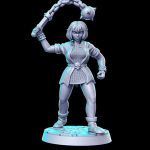 Female Orc W/ Sword or Morningstar D&D Resin 32mm/28mm Miniature ...