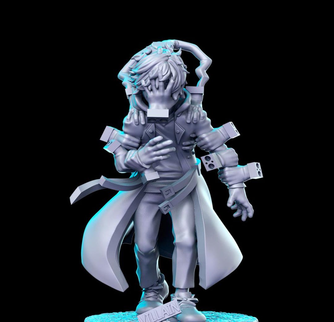 Shigaraki Evil Maniacal Villain Quirk Victim Hands 28mm or 32mm D&D ...