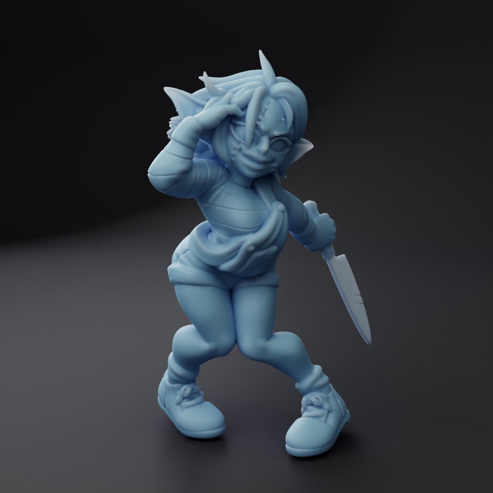 Chuki the Goblin Murder Doll Mini D&D Resin 28mm 32mm 54mm - Etsy