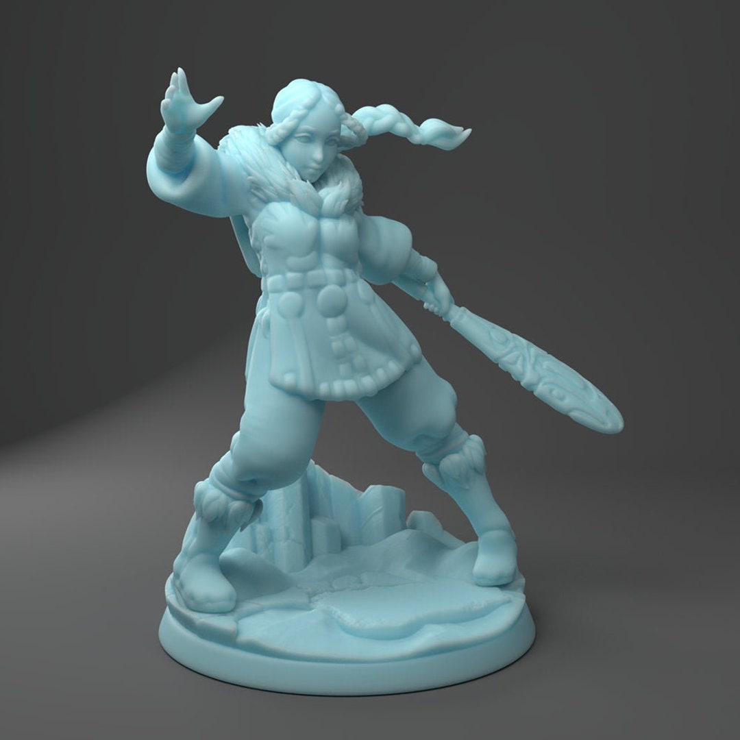Female Wizards Aztec and Inuit Mini D&D Resin Printed 28mm Miniature ...