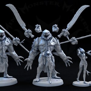 Giant Sekolin W/female 28mm 3D Resin Print Miniature D&D Dungeons and ...
