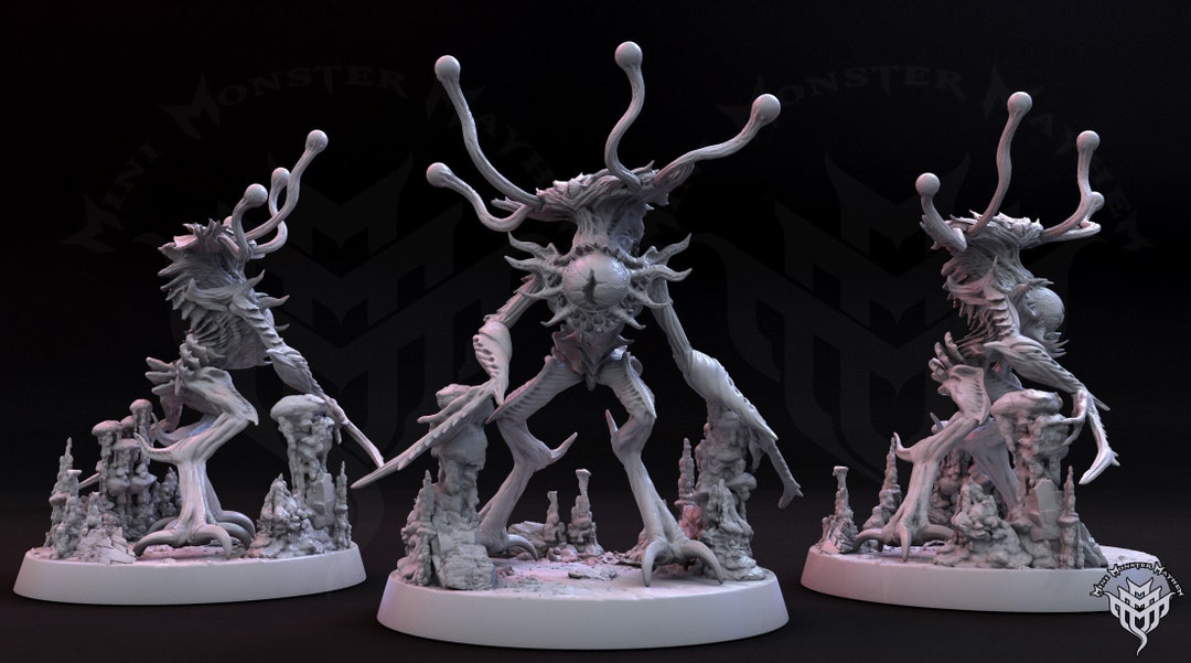 Large Nothic Observer Aberration Monster 3D Resin Printed Creature ...