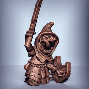 Sword Cave Kobold Lizard Humanoid 28mm or 32mm D&D 3D Resin Printed ...
