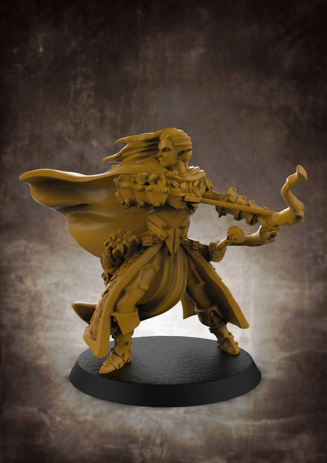 Drizzle Drow Elf Ranger W/ Bow 28mm or 32mm D&D Resin Printed Miniature ...