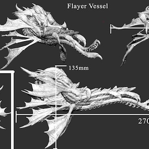 Flayer Vessel Living Spelljammer Ships Miniature Dungeons and Dragons ...