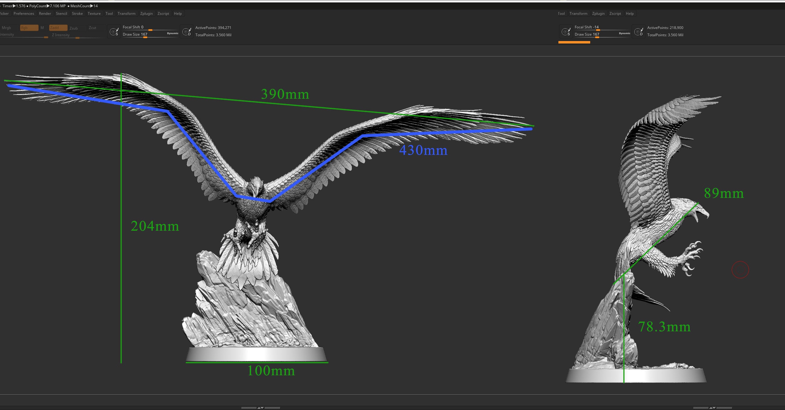 Gargantuan Roc Printed 3D Resin 28mm Miniatures D&D Dungeons - Etsy