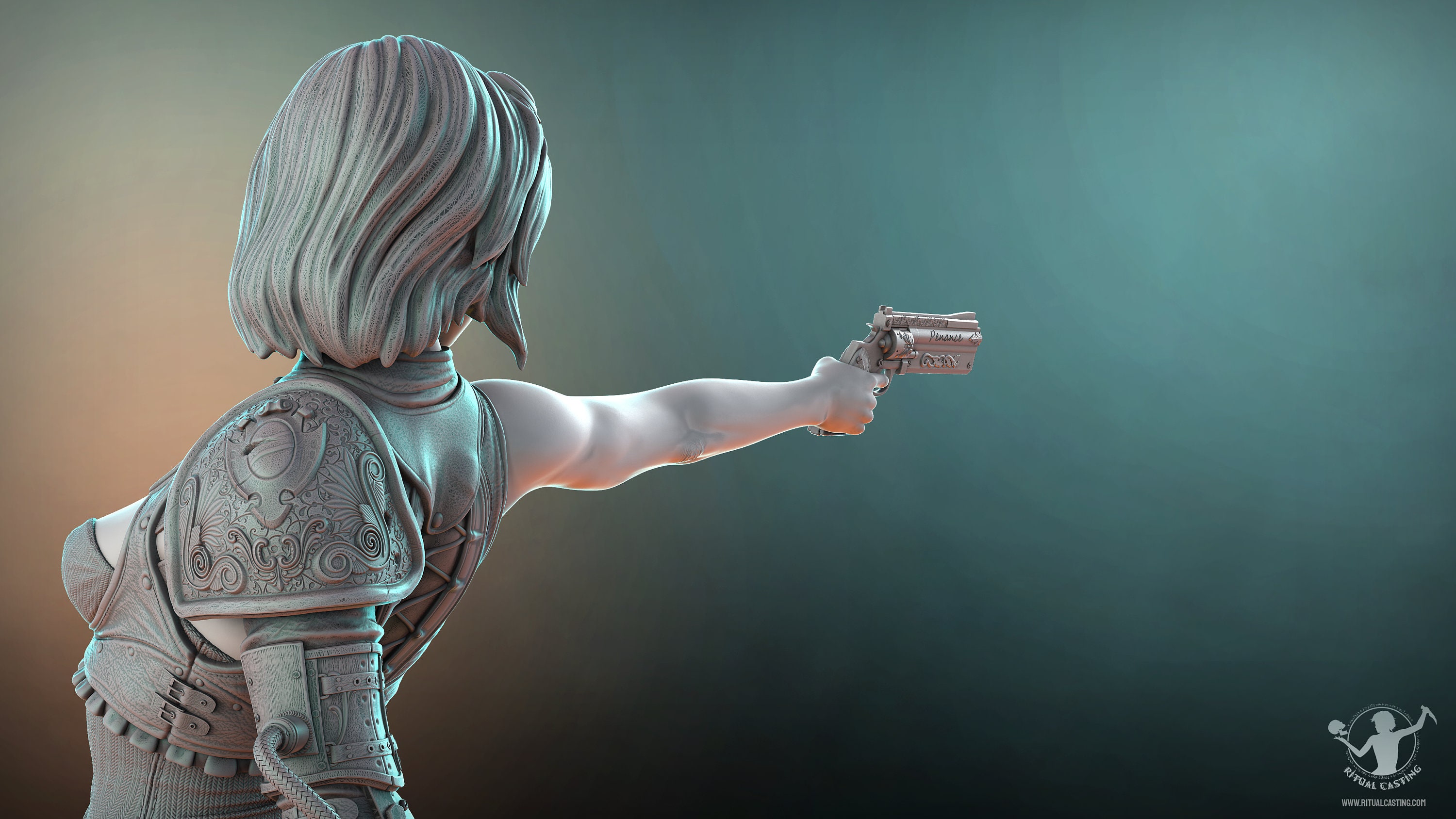 Felicia Steampunk Gunslinger 1:10th or 14th Resin Model - Etsy Australia