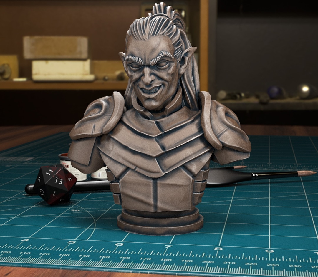 Rahadin Bust Resin Minis D&D Dungeons and Dragons Pathfinder Dnd ...