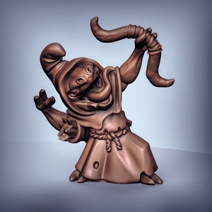 Bow Cave Kobold Lizard Humanoid 28mm or 32mm D&D 3D Resin Printed ...