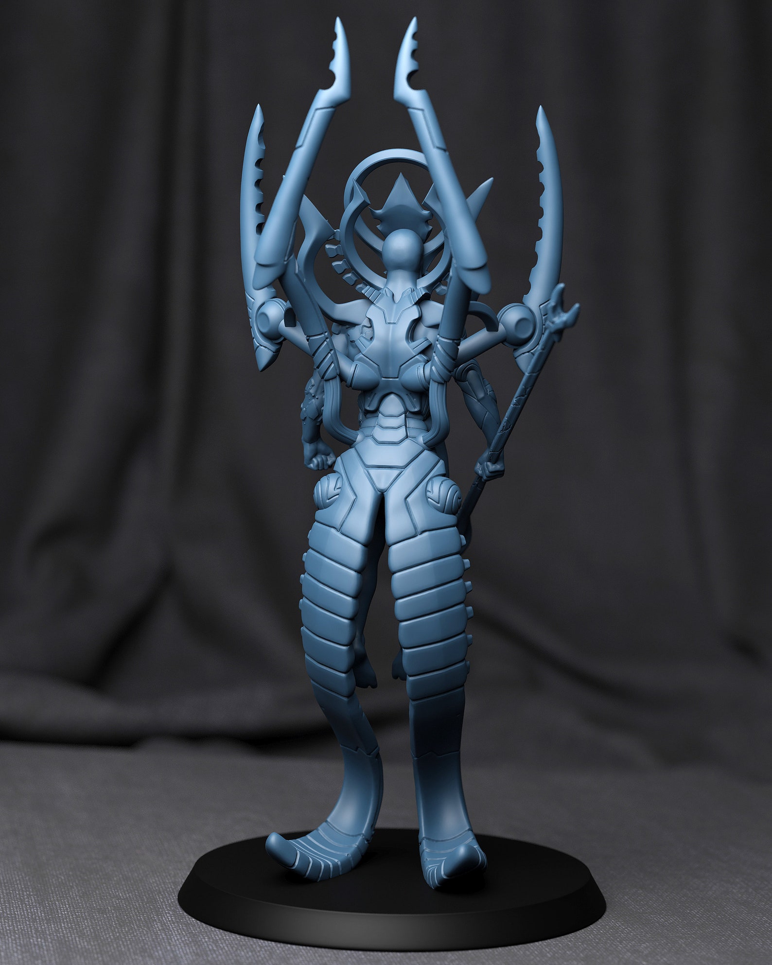 The Void Dragon 75mm Scale Resin Statue Dungeons and Dragons Pathfinder ...