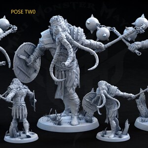Giant Mammothodon 28mm Loxodon Mini Resin Miniature D&D Dungeons and ...