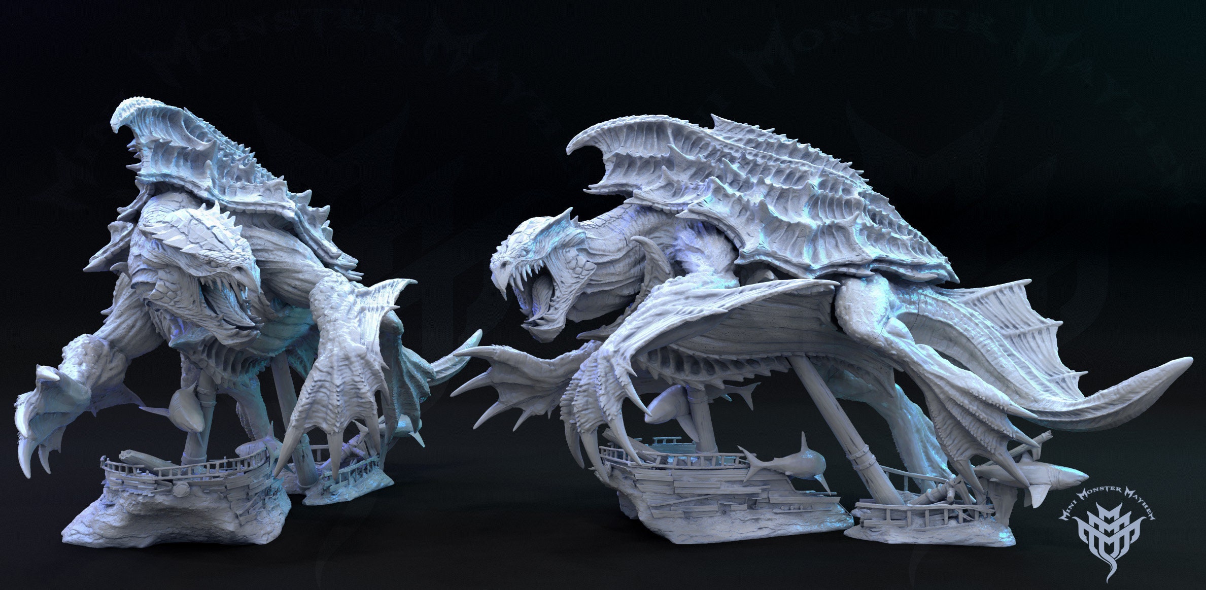 Dragon Turtle Gargantuan 3D Resin 28mm Anime Miniature - Etsy