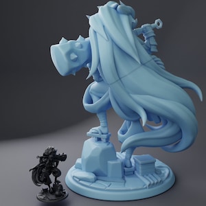 Kijo Oni Demon Barbarian Pinup 1:12 Scale Statue Huge D&D Resin Model ...