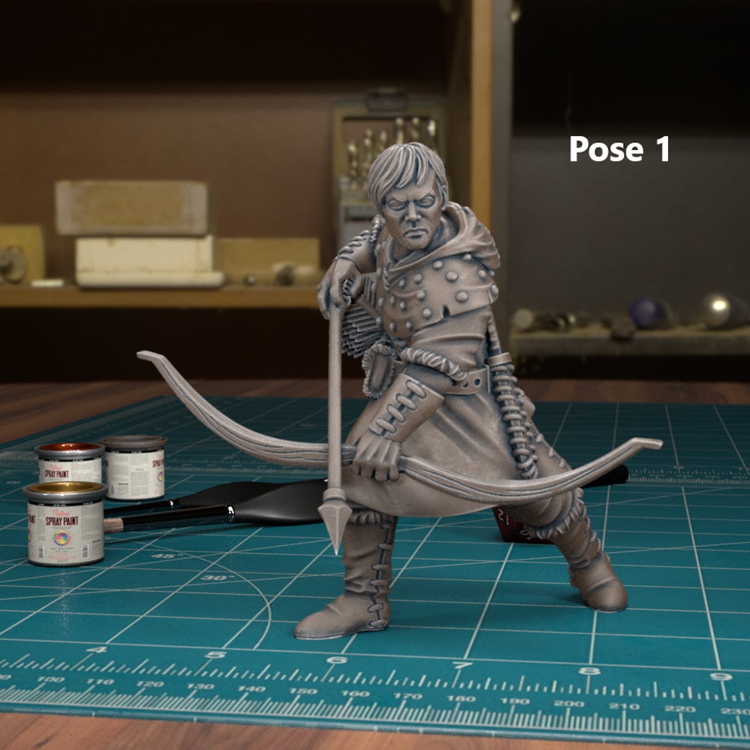 Human Male Bandits 28mm or 32mm D&D Resin Miniature Dungeons and ...