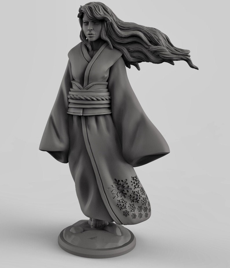 Female Samurai Figurine Yuki Onna 3D Resin Printed - Etsy Australia