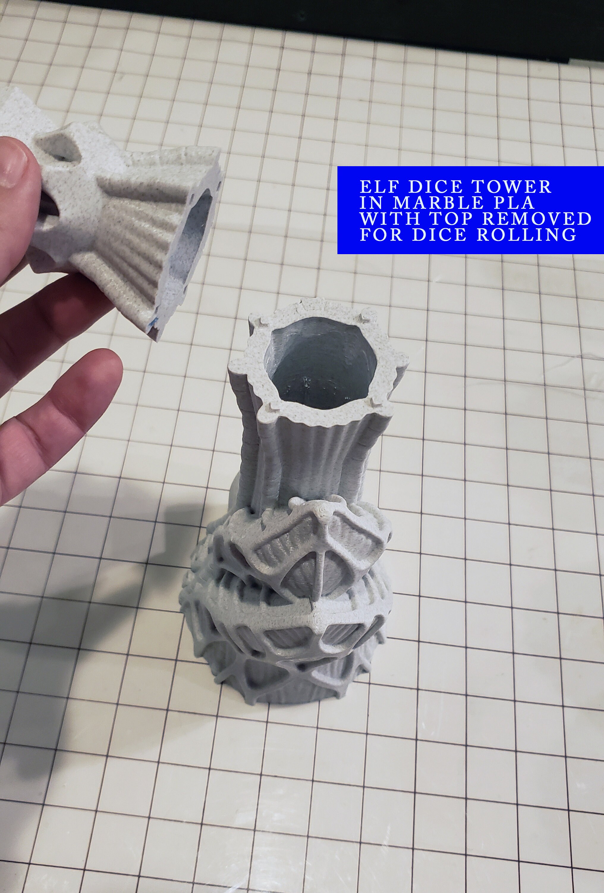 Elf Dice Tower 28mm Terrain or Dice Roller | D&D Scenery Dungeons and ...
