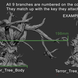 Terror Tree Plant Monster 3D Resin Print 28mm Miniature D&D Dungeons ...
