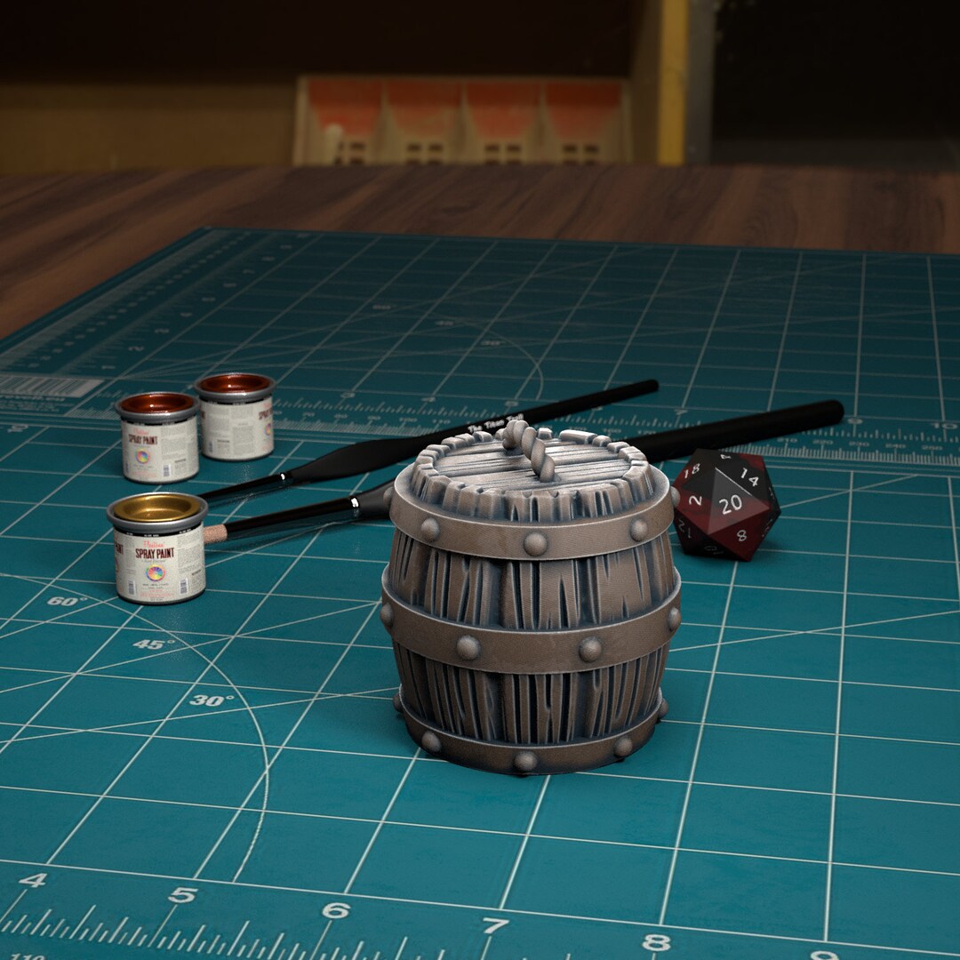 Barrels 28mm or 32mm D&D Resin Miniature Dungeons and Dragons ...