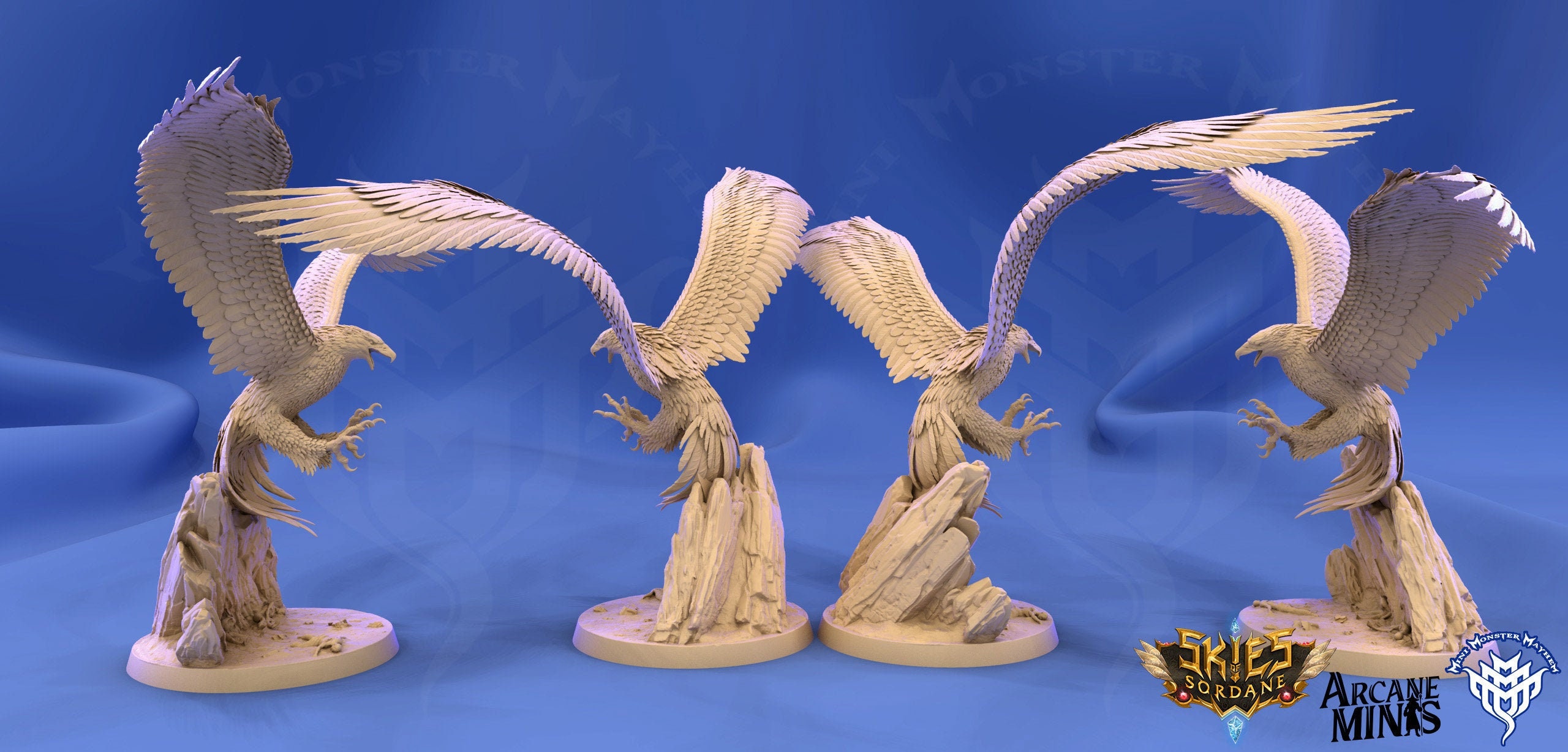 Gargantuan Roc Printed 3D Resin 28mm Miniatures D&D Dungeons - Etsy