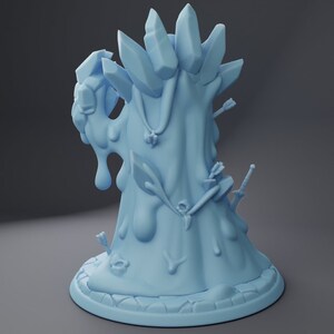 Level 99 Slime Female Monster 28mm 32mm 54mm or 75mm Statue D&D Resin ...