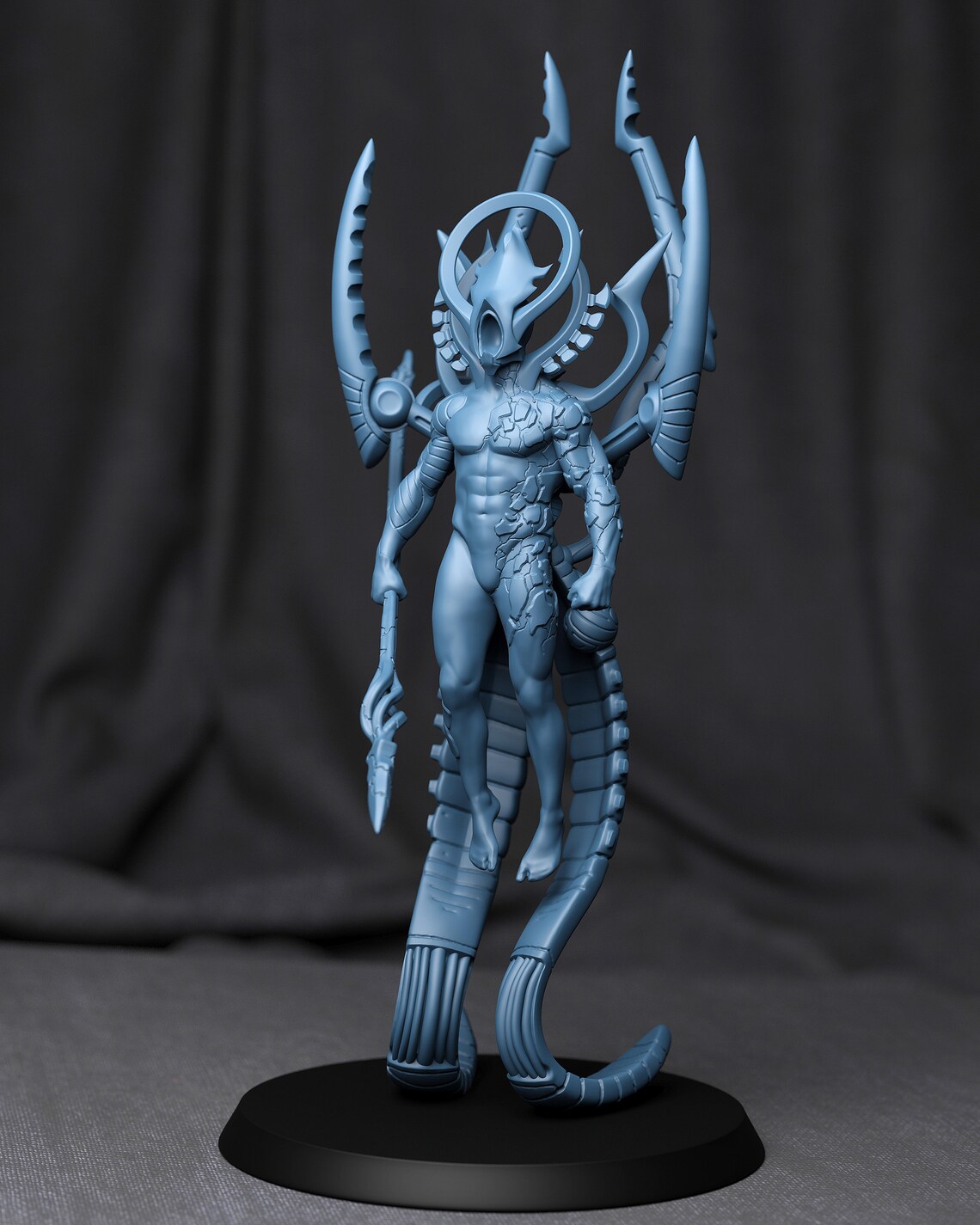 The Void Dragon 75mm Scale Resin Statue Dungeons and Dragons Pathfinder ...