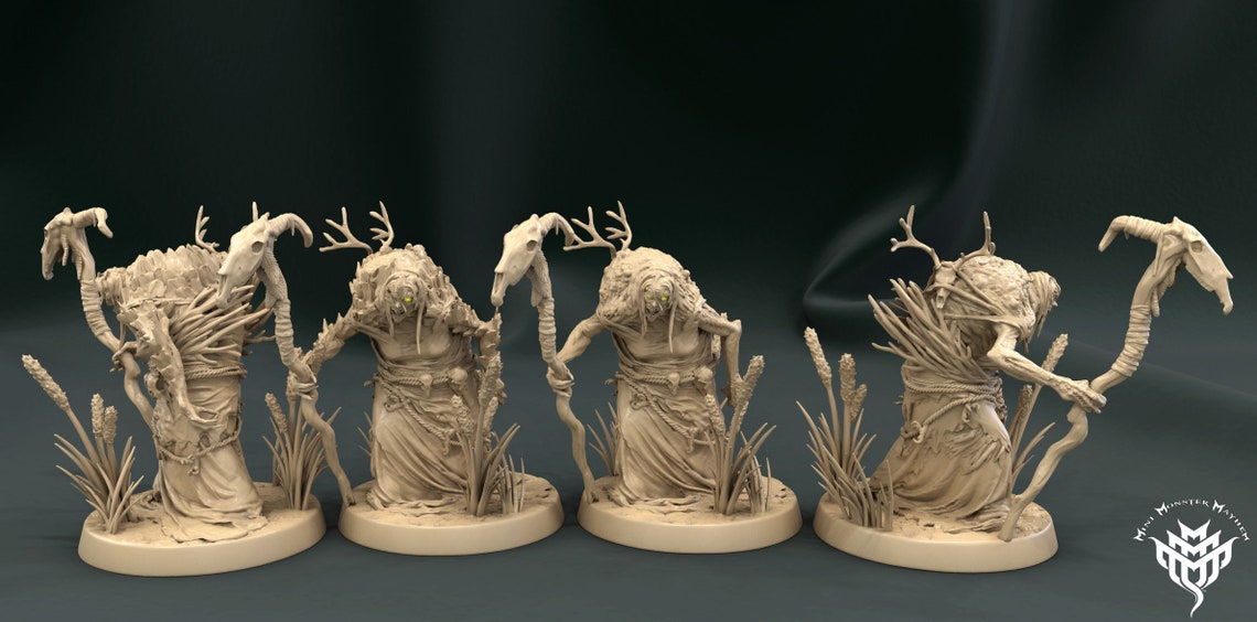 Swamp Hag Wood Witch 28mm 3D Resin Printed D&D Miniature Dungeons and ...