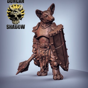 Corgi Fighters Dogs 28mm or 32mm Miniatures 3D Resin Printed D&D ...