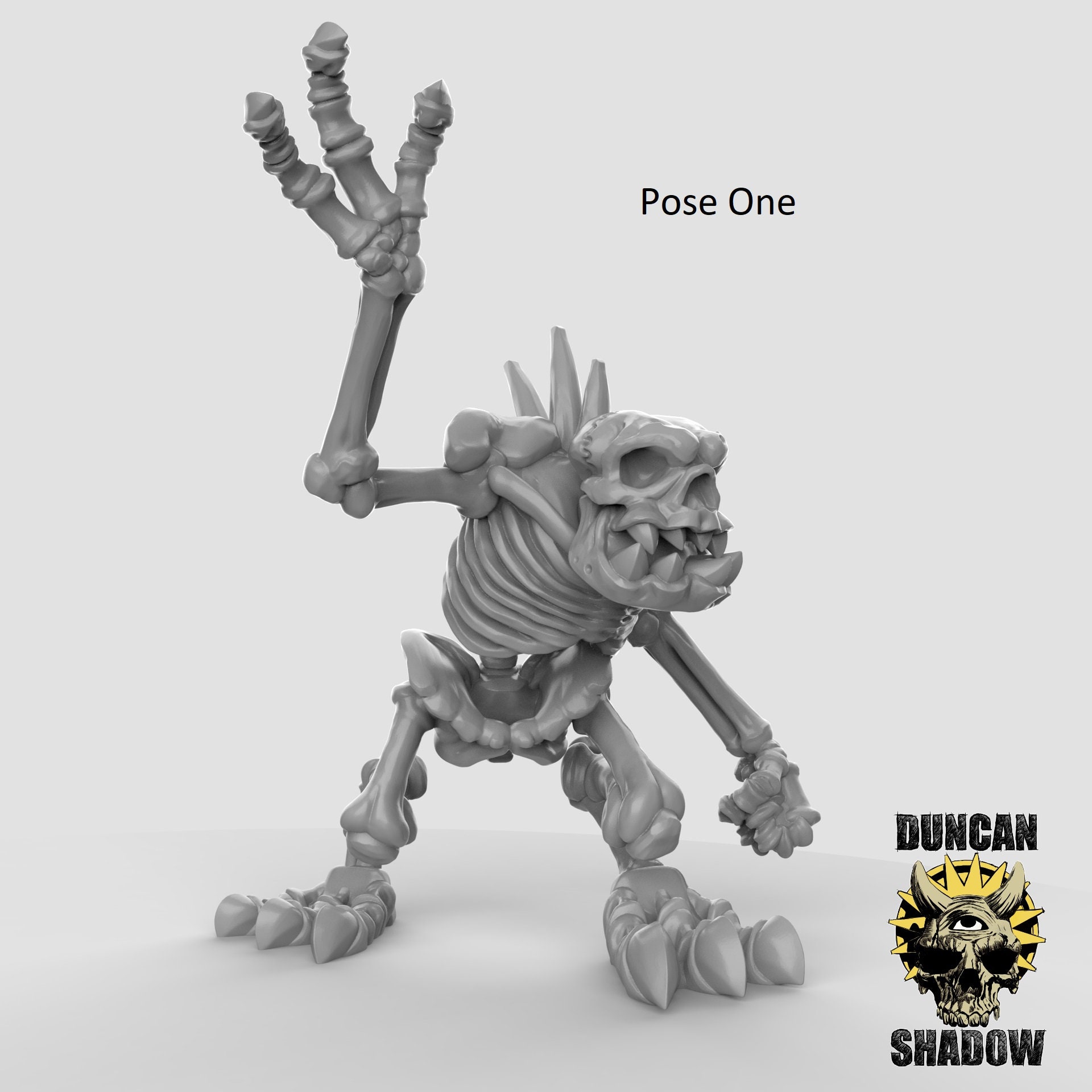 Undead Skeleton River Trolls Monster Minis 28mm Resin Miniatures ...