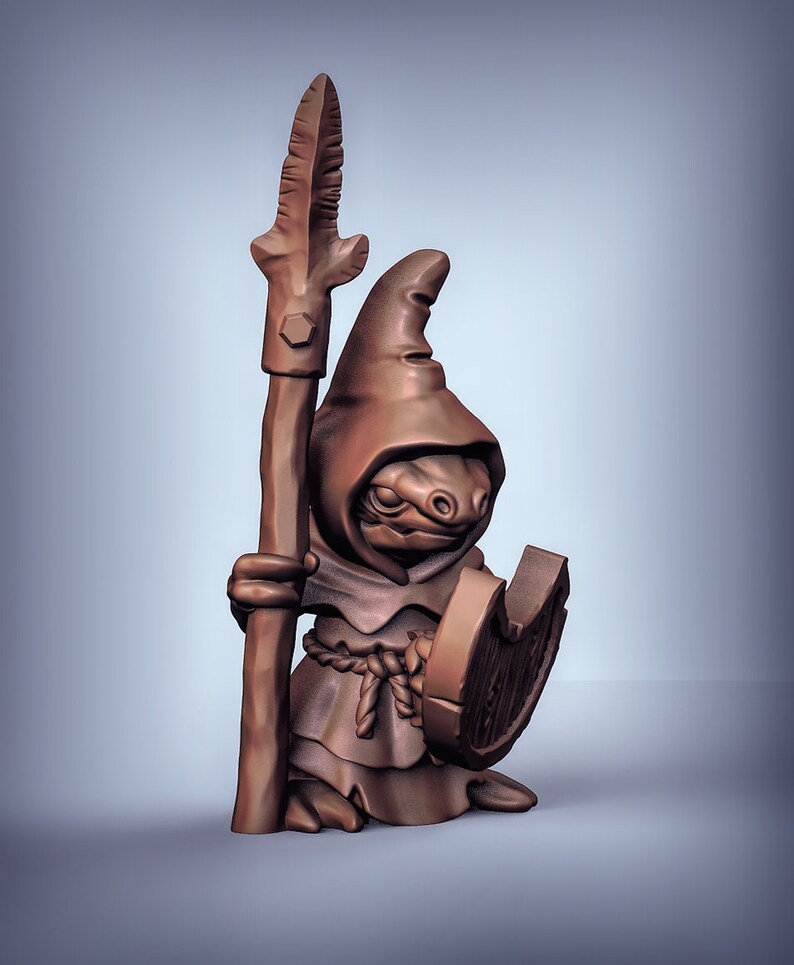Spear Cave Kobolds Lizard Humanoid 28mm or 32mm D&D 3D Resin Printed ...