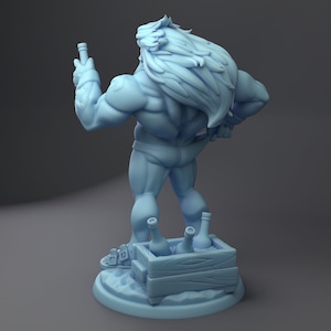 Grub Hunky Firbolg in Speedo Beach Mini D&D Resin 28mm or 32mm ...
