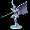 Tsune Multi-tailed Legendary Fox Mini D&D Resin Print 32mm / 28mm ...