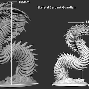 Ancient Cobra Sentinal Miniatures Dungeons and Dragons Pathfinder Mini ...
