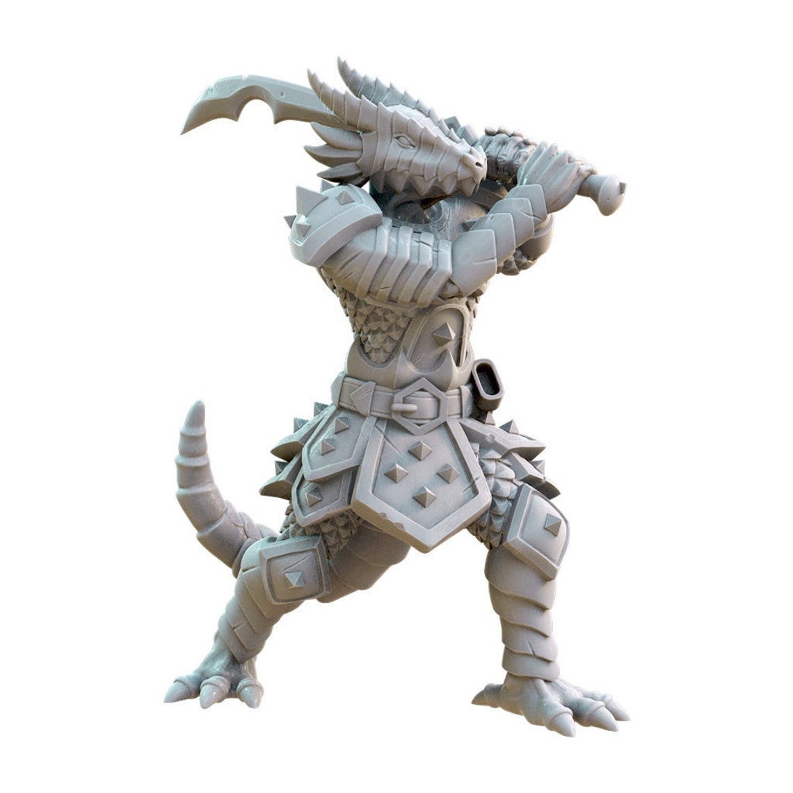 Half Dragon Dragonborn D&D Resin 28mm 32mm Miniature Dungeons and ...