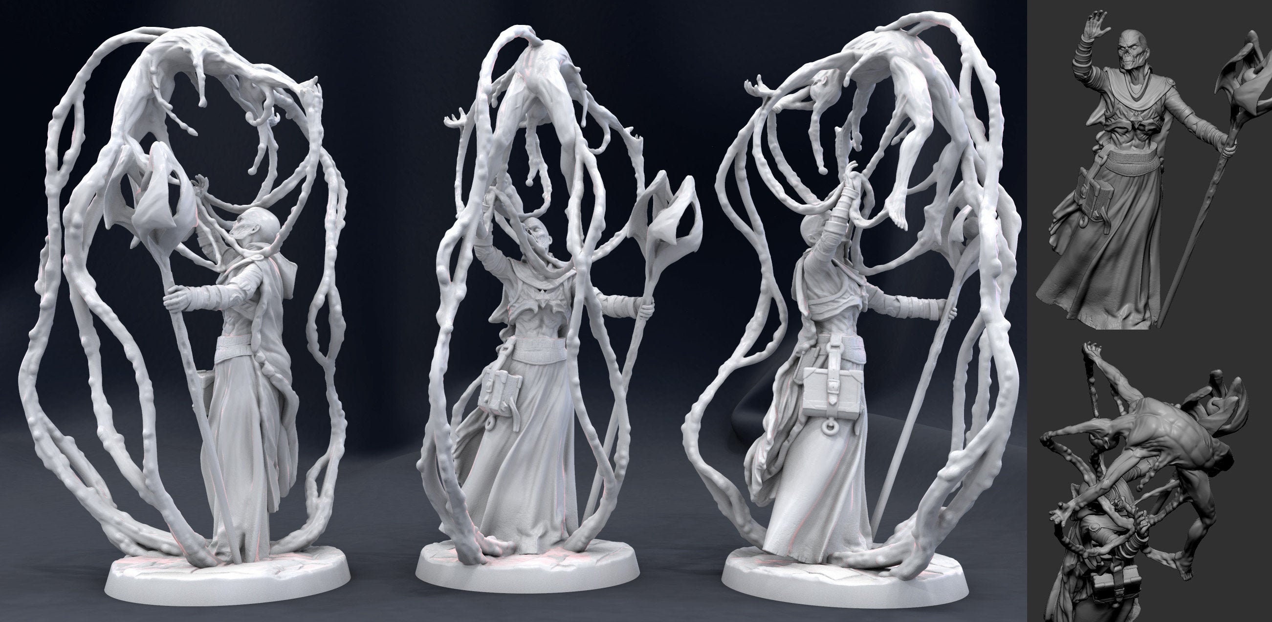 Lich Blood Sacrifice Undead Wizard 28mm 3D Resin Printed - Etsy