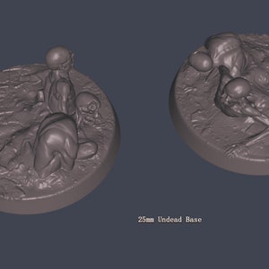 25mm and 50mm Bases for D&D Miniatures Dungeons and Dragons, Pathfinder ...