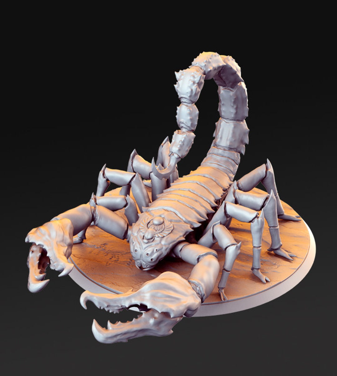 Huge Scorpion Tomb Guardian Monster Minis D&D Resin Printed 32mm / 28mm ...
