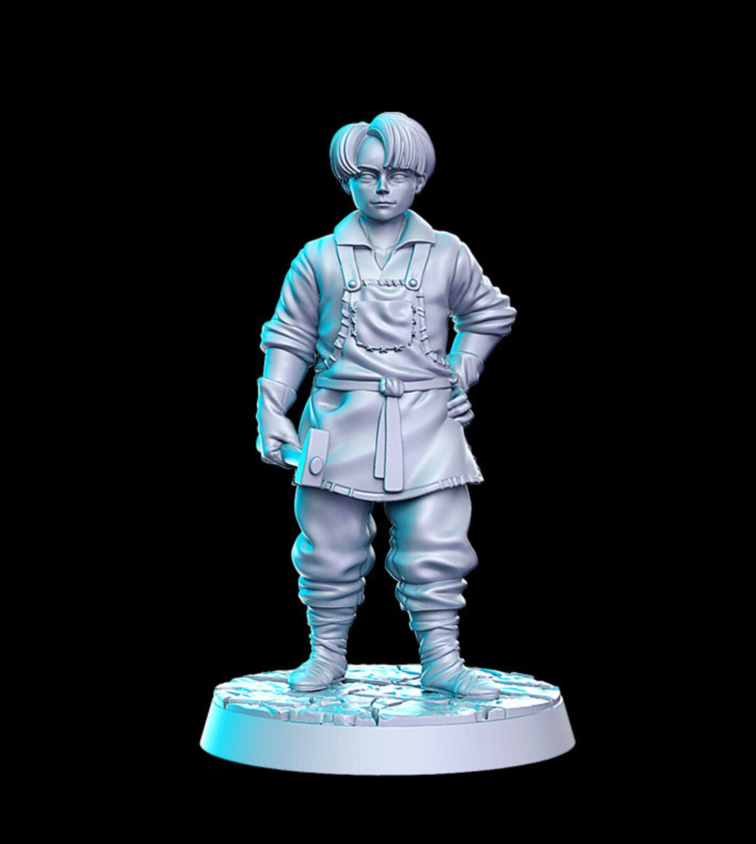 Dan Young Smith es Apprentice NPC Bauern und Trades D&D Resin 32mm 28mm ...