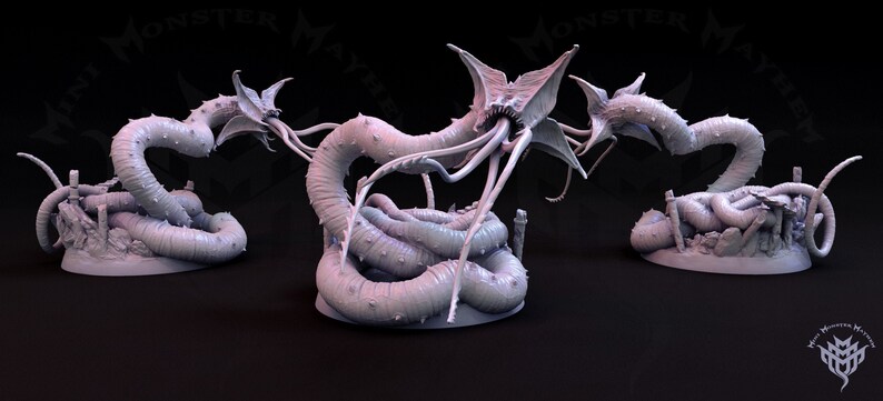 Neothelid Gargantuan Mind Flayer Aberration 3D Resin Miniature - Etsy