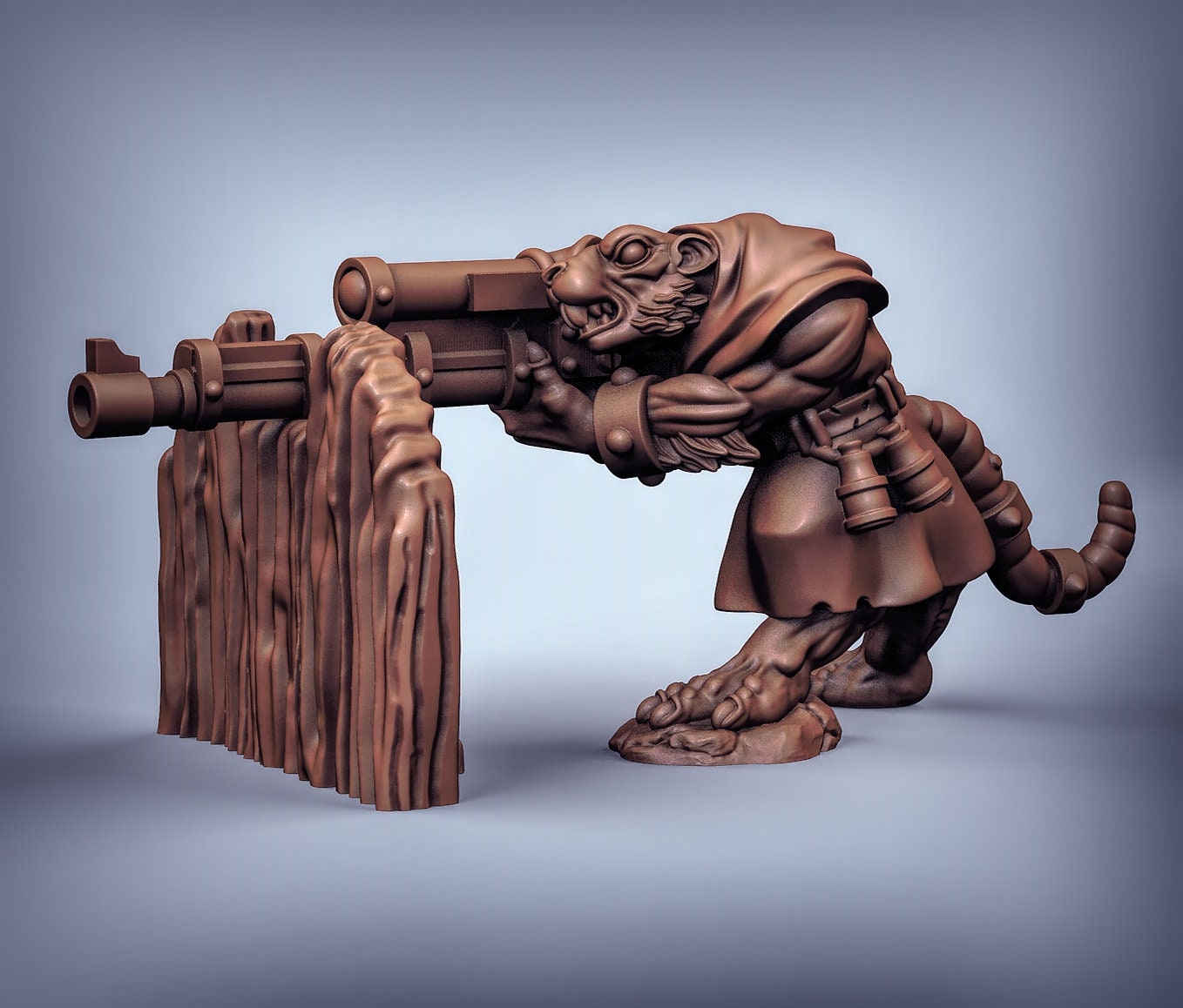 Skaven Warplock Jezzail Rat Rifleman 28mm oder 32mm D&D 3D | Etsy