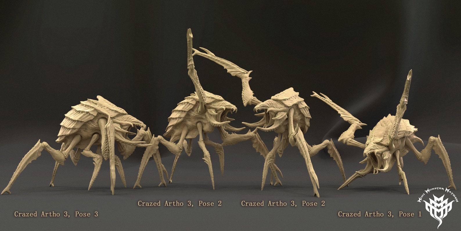 Crazed Arthropod Resin Miniatures - Dungeons and Dragons, Pathfinder ...