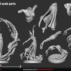 Water Master Bender Resin Mini 28mm 32mm and 75mm Scales Dungeons and ...