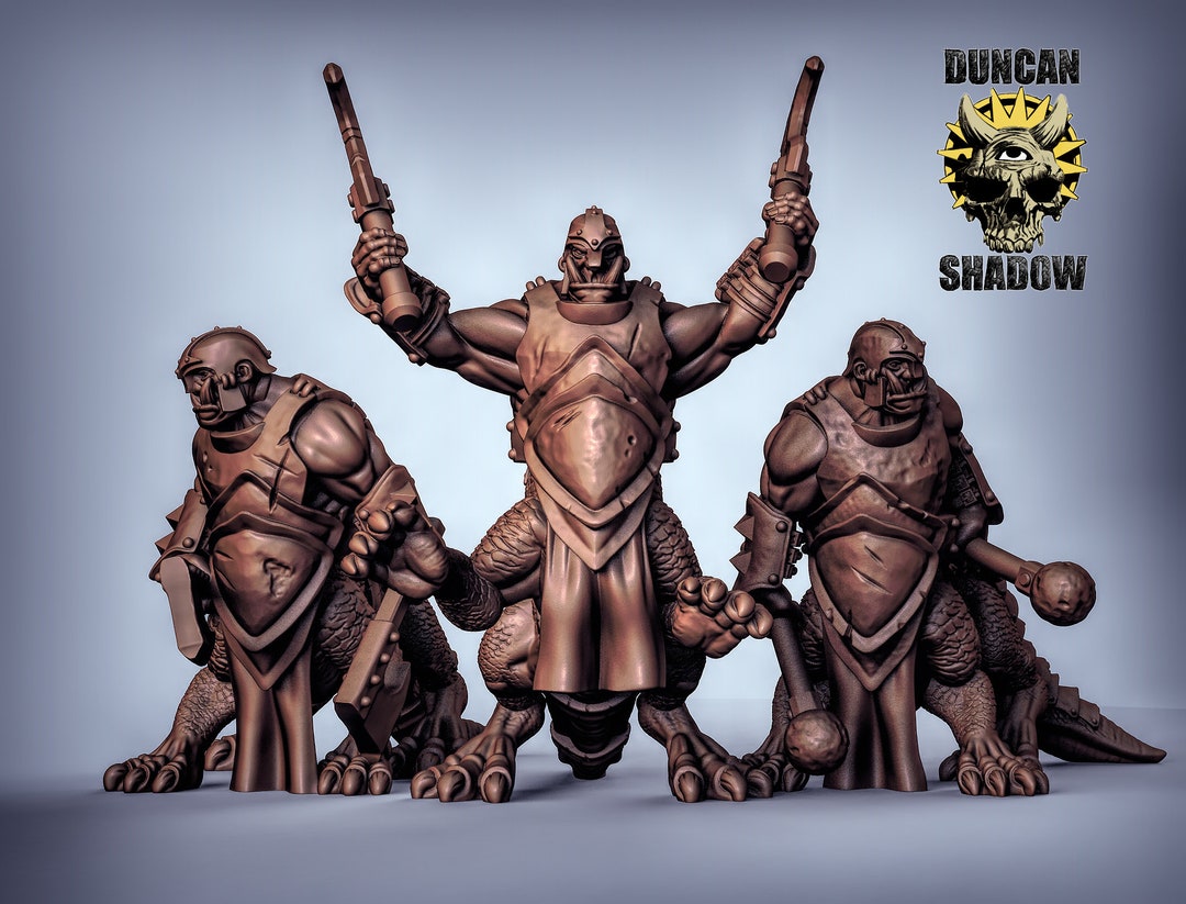 Dragon Ogre Shaggoth 3D Printed Miniatures - D&D Dnd Dungeons and ...