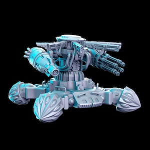 Mkxii Mobile Gun Turret 3D D&D Resin Printed Miniature Dungeons Dragons ...